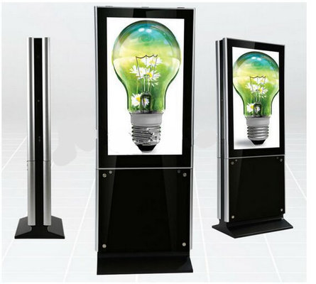 55 Inch Floor Standing LCD Advertising Player For Airport And Metro