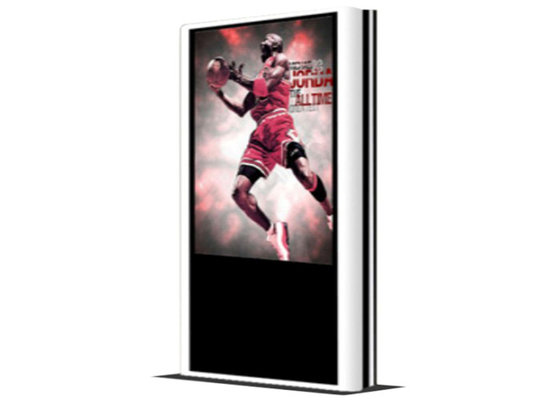 Dust-proof Double Sided floor standing digital signage ROHS FCC