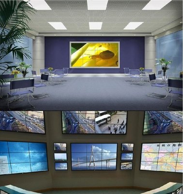 3mm Pixels Indoor LCD Video Walls TFT 55 Inch Display HDM VGA BNC And DVI Input