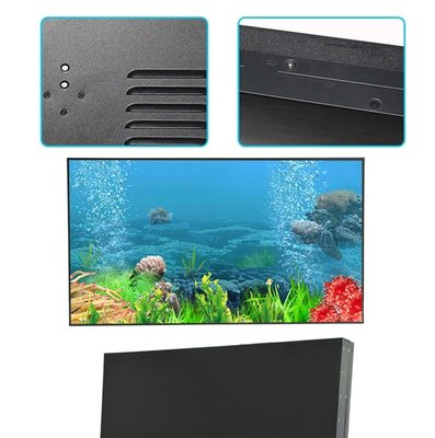 Hiring Performance Flexible Curtain Curve LED Screen / 55 Inch Ultra-thin LCD Display Panel