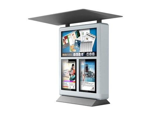 43'' 50'' 55'' HD Fashion Outdoor Interactive Kiosk advertising 1920x1080 lcd display ultra thin High Brightness