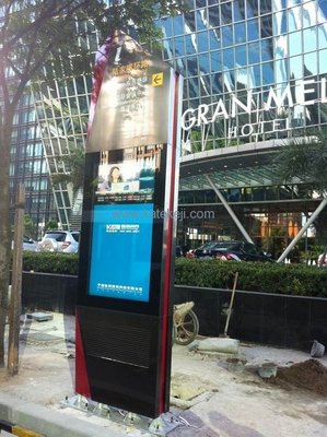 Outdoor Interactive Kiosk lcd digital signage display  flexible high resolution