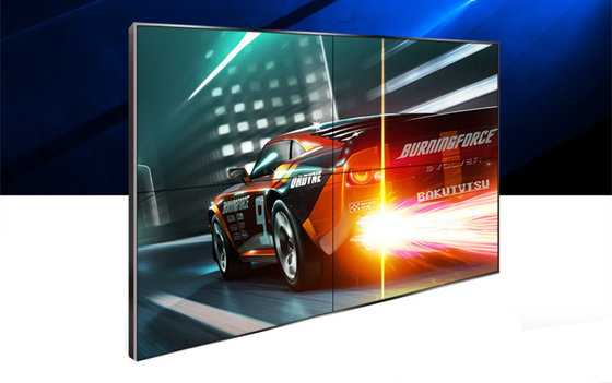 High Contrast Advertisement LED Video Screen Wall Mounted 5.3mm Narrow Bezel