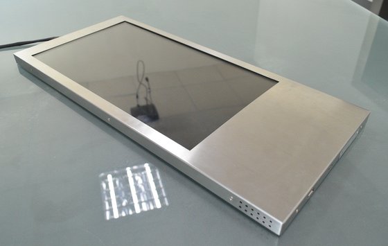 TFT LCD Wall Mounted Digital Signage stainless steel elevator