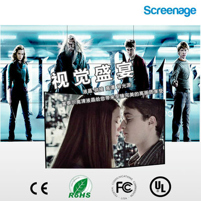 Indoor LCD Video Walls Wall Mount Flat Panel 55 Inch Display