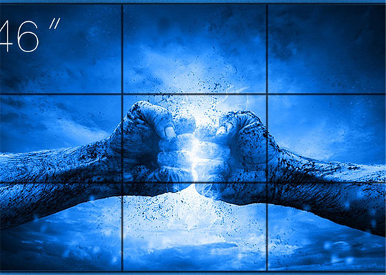 Promotion for top quality 55 inch full HD resolution narrow bezel video wall