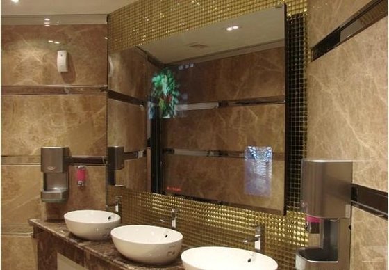 Magic Mirror Wifi Touch LCD Advertising Player 3G Lcd Screen Magic Mirror waterproof AD Player With Body Sensor