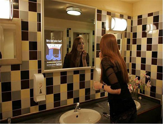 21.5" - 55" 1080 P Wall Mounted Digital Signage LCD Magic Mirror , Remote control