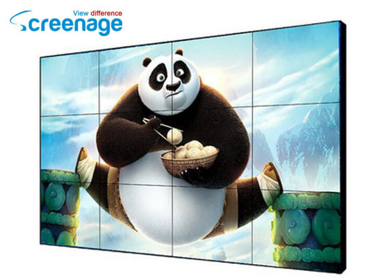46 inch LCD Video Walls 5.7mm screen to screen 1x3 DID HDMI controller Matrix Bracket