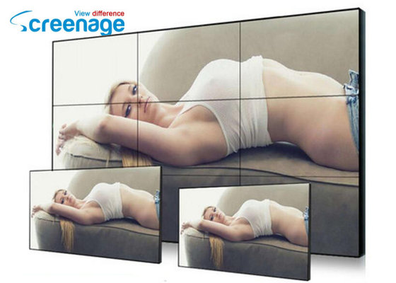 Promotion for top quality 55 inch full HD resolution narrow bezel video wall