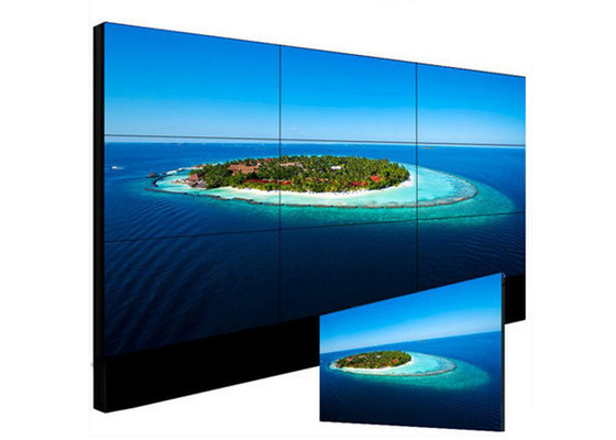 3mm Pixels Indoor LCD Video Walls TFT 55 Inch Display HDM VGA BNC And DVI Input