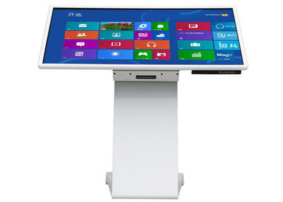 Indoor 55" Windows Touch Screen Kiosk Stand LCD Advertising Players For Restaurant