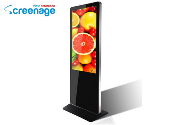 55 inch Portrait Multi Touch Screen Kiosk Station Interactive Advertising Player I5/4G/500G