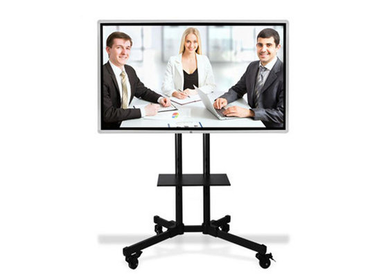 65- Inch Floor Standing Interactive Touch Screen Smart Board For Learning