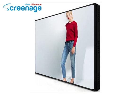55 Inch CCTV Surveillance Lcd Video Wall Screens , Wall Video Display 3.5mm Bezel