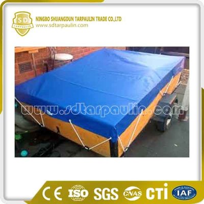 Dust Resistant Wind Protection Polyester Tarp Trailer Cover