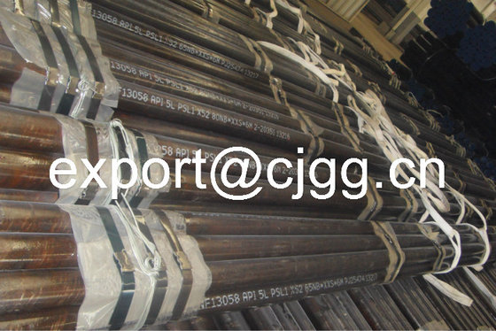 API5L X52 PSL1 Hot Rolled Seamless Steel Pipe Under Oil / Gas O.D 21.3mm - 711mm