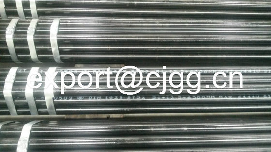 6M 12M DIN1629 ST52  Seamless Steel Tube Non - Alloy Mechanical Pipe