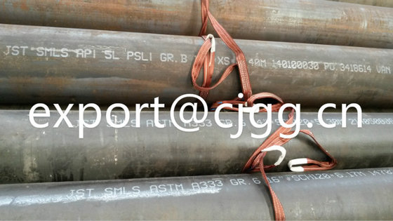 Plastic Caps Hot Rolled Steel Tube ASTM A333 Gr.6 Low Temperature Pipe