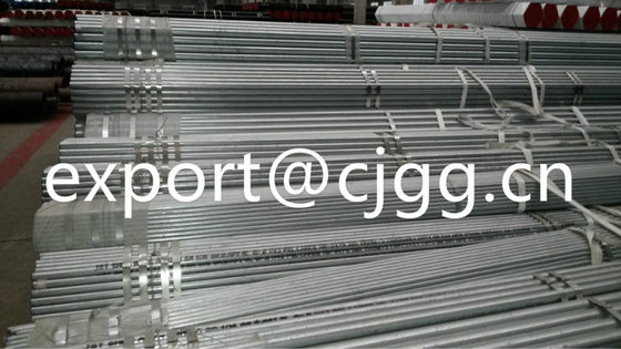 Acc ASTM A53 Threaded Galvanised Steel Tube Hot Dipped 1.5M - 14 M Length