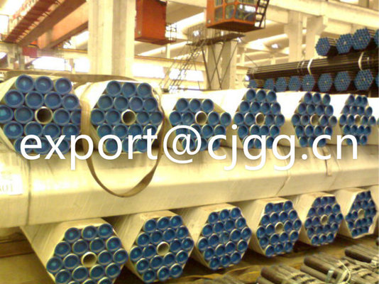 Zinc Coated Galvanised Steel Tube , Welded Steel Tube Threaded Galvanised Pipe