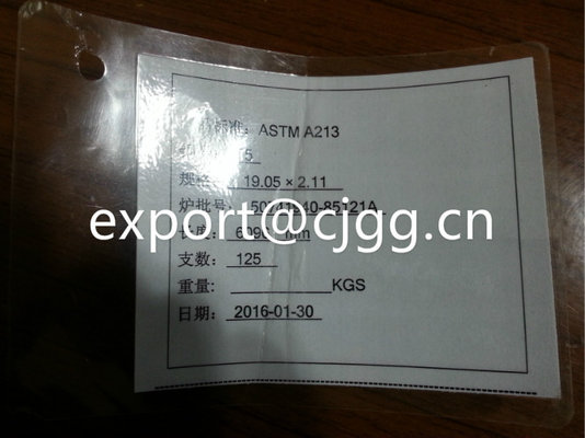 ASTM A213 T22 / T11 / T12 Seamless Steel Tube Heat Exchanger piping