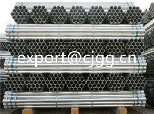 BS1387 Hot Dip Galvanised Steel Tube Bevel End Seamless Steel Tubing