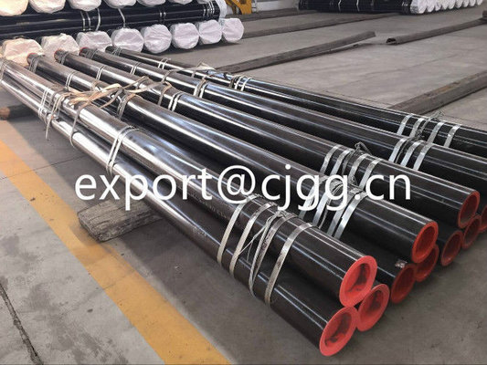 Round Din1629 Hot Finished Seamless Tube , ST52 / Q345 Thin Wall Steel Tubing
