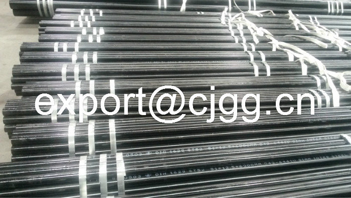 DIN 1629 Vessels Seamless Carbon Steel Tube ST 44  Blevel / Plain End
