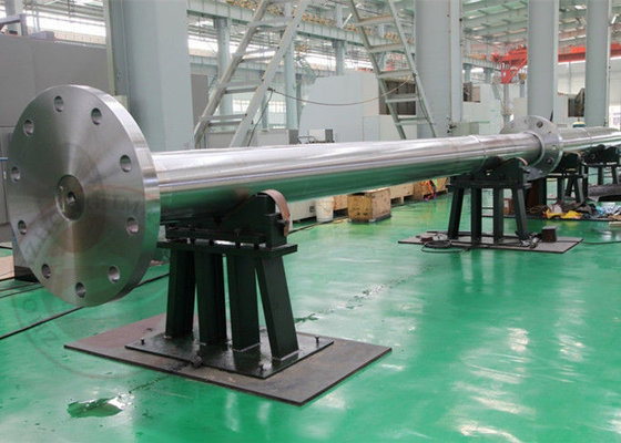 Forged Steel Flange Shaft , Industry Hardened Steel Shaft , Flange Shafts