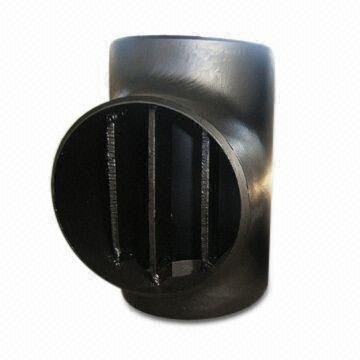 Stainless Steel ASTM A403 Barred Tee Butt Weld Pipe Fittings For Oils, Chemical Industries