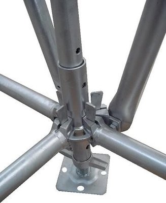 Hot Dip Galvanized Dynamic Vertical Ring Lock Scaffold Standard For High Building