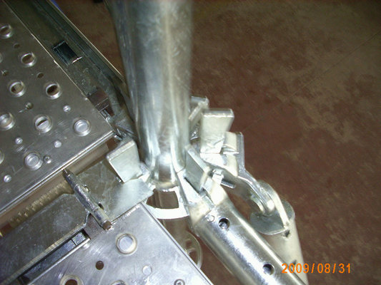Hot dipped Galvanized Ring Lock Durable Steel scaffolding System