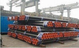API 5L ASTM A53 A106 SEAMLESS STEEL PIPE WITH BLACK COATING BEVELLED ENDS AND CAPS
