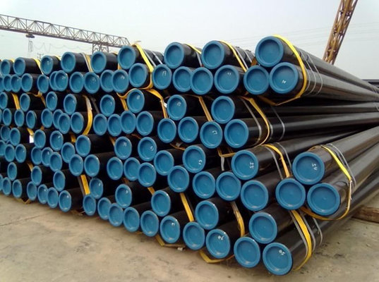 API 5CT / API 5L ERW Black Steel Pipe / Tubing SCH 80 For Gas Transportation