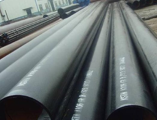 Plain End Black Painting & Varnish Coating API 5L Gr.B Seamless Steel Line Pipe