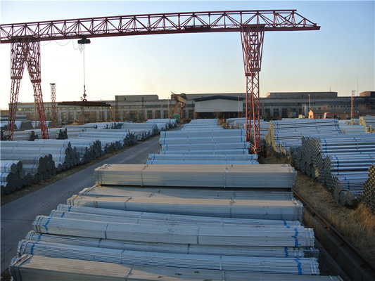 S235 / S275 / S355 Round Seamless Steel Pipes / ERW Steel Structural Hollow Section Sch 40