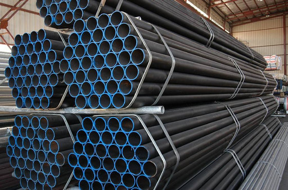 1/2" - 36" Seamless Steel Pipe For Oil / Sewage , Carbon Steel Seamless Pipes ASTM A252 ASTM A500 BS1387