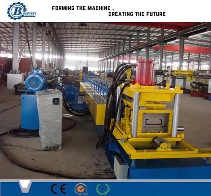 Custom Galvanized Steel Strip Purlin Roll Forming Machine 235 - 345Mpa
