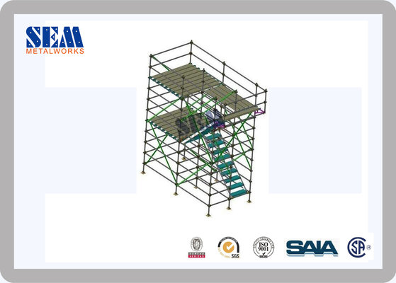 Hot Dip Galvanized Ringlock Modular Scaffold System With Q345 Steel