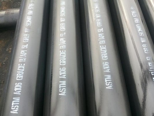 API 5L Gr.B / ASTM A106/A 53 Gr.B Carbon Steel Seamless Pipe , 16 " Sch40