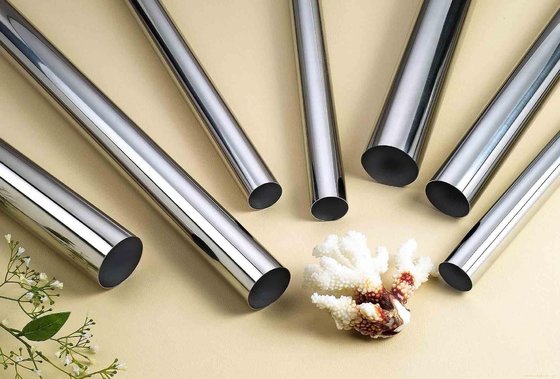 Mirror Polished Stainless Steel Pipe S32101 , S32205 , S31803 Duplex Steel tube