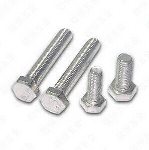 Hexagonal Head stainless steel Bolts and Nuts For Machine , a4 70 bolt DIN933