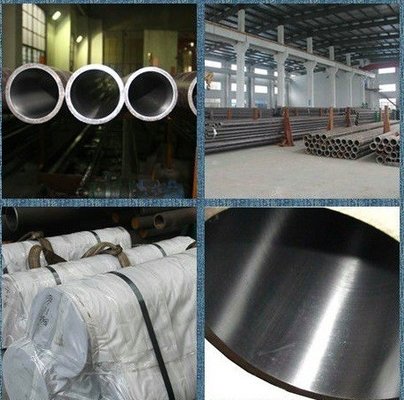 Custom ST52 carbon steel honed tubes , Cold drawn seamless steel tube