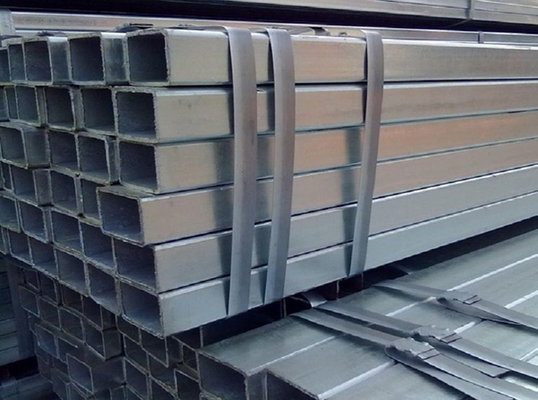 ST52 , ASTM A53 SHS ERW Steel Pipes / Small Diameter SHS ERW Welded Tubes For Glass Curtain Wall