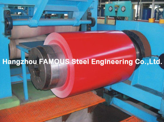 Silicone Modified Polyester SMP Prepainted Steel Coil For Construction Zinc Al-Zn AZ Prepainted Steel Coil