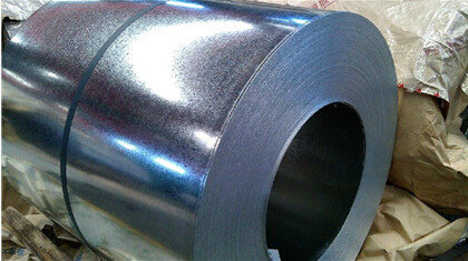 Cold Dip Galvanized JIS GB DIN Steel Coil , 2B BA HL galvanised steel coils