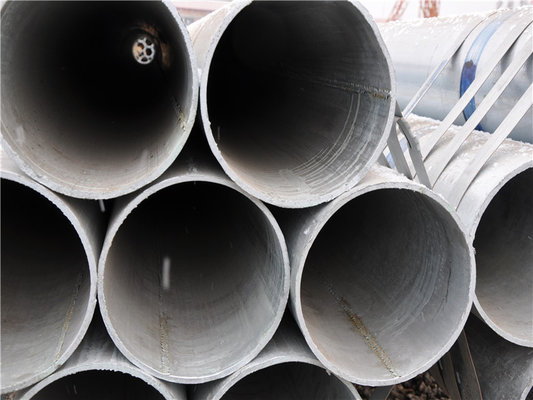 Round Hollow Section ERW Oil Casing Pipe MS Galvanized HR 1.0mm - 16mm W.T