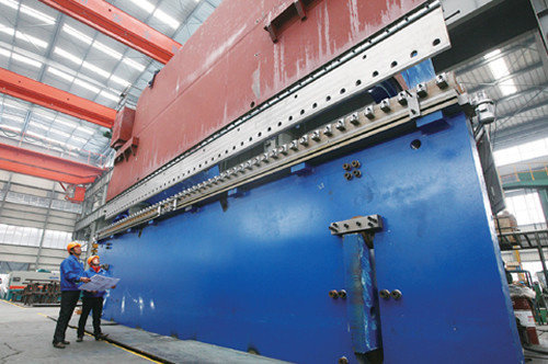 Hydraulic Pipe  Bending Machine  with 2 Sets Synchronization Working Together CNC