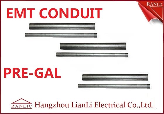 Professional 1/2" 3/4" EMT Electrical Conduit with 1.07mm-1.65mm Thickness